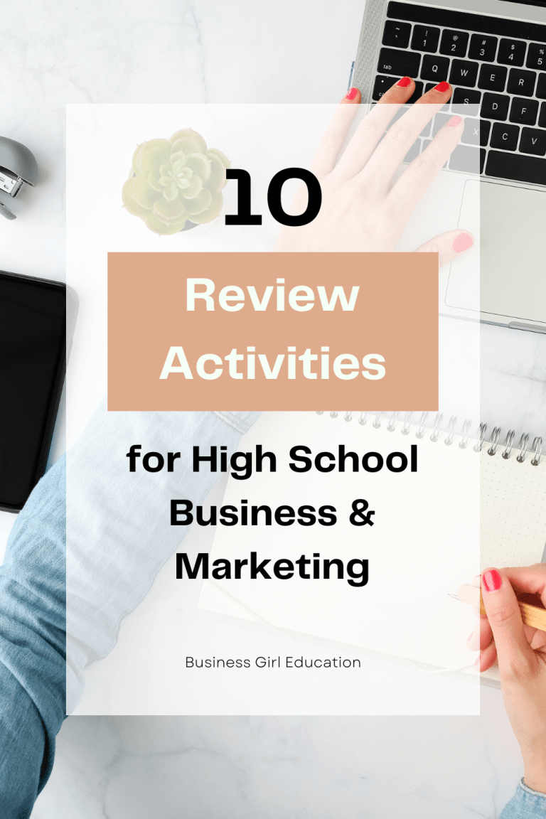 10 Review Activities for Business and Marketing – Business Girl