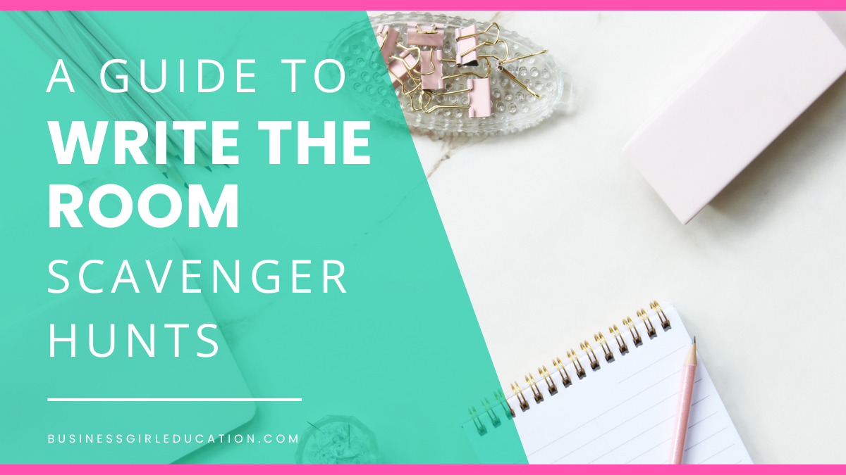 The Business Teacher’s Guide to Write the Room Scavenger Hunts ...