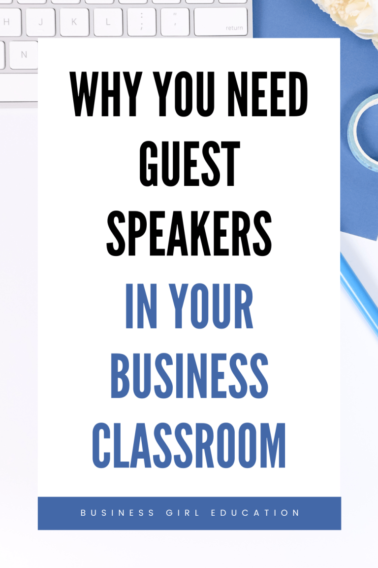 Why You Need Guest Speakers in Your High School Business Classroom ...