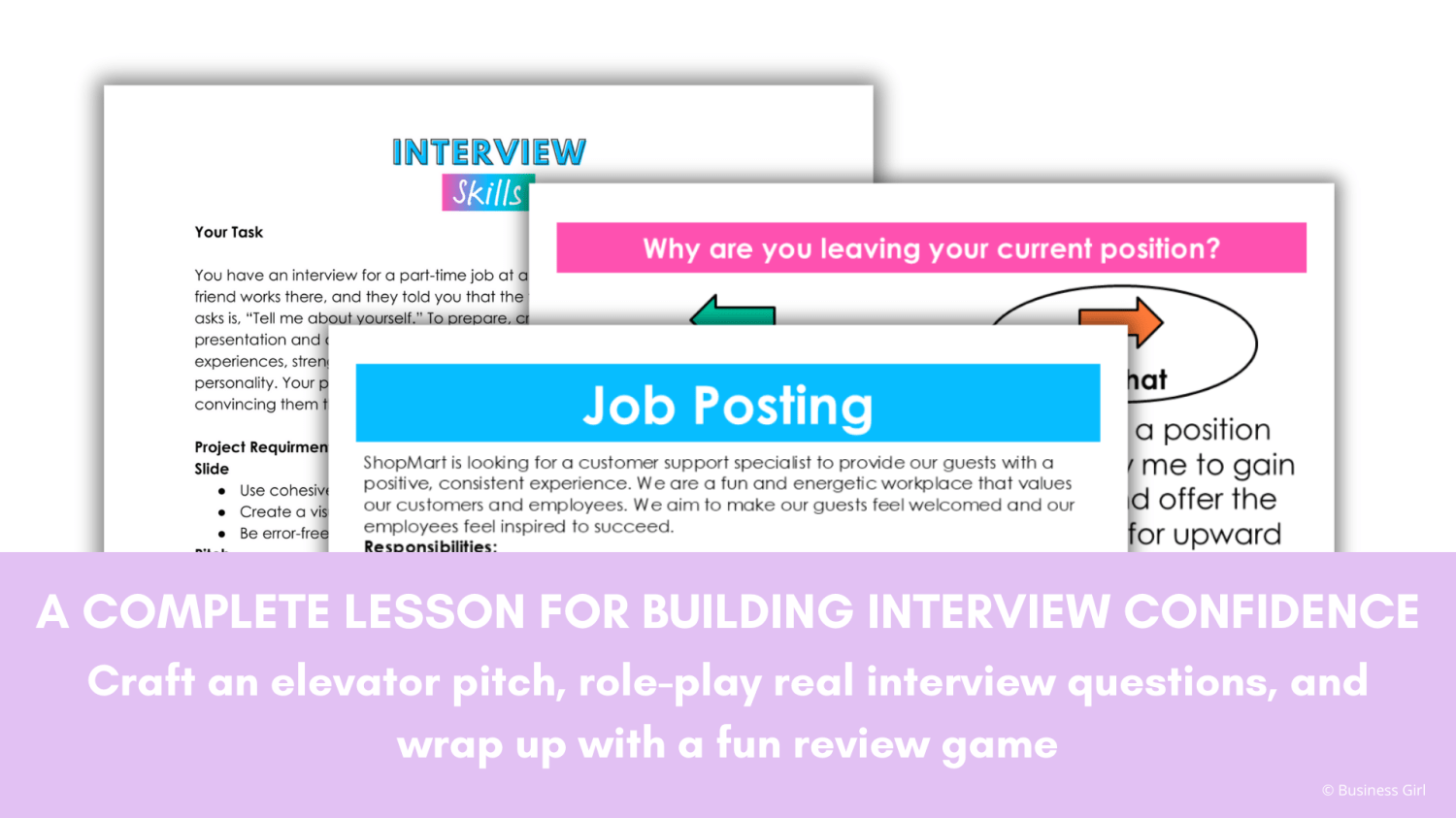 Teaching Interview Skills in High School Business & Career Readiness ...